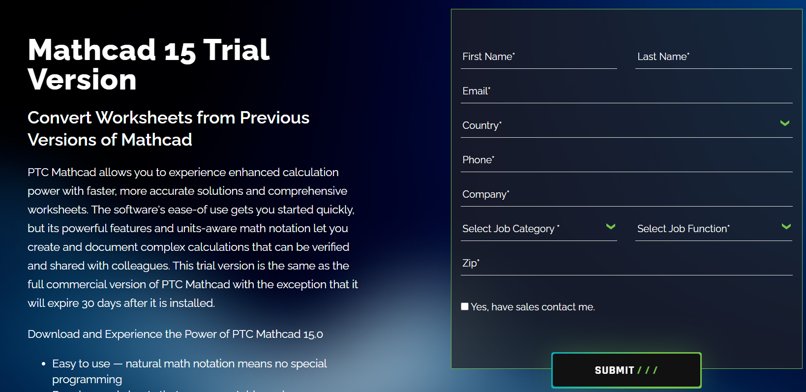How and from Where to Download Mathcad 15 Trial Ed... - PTC Community