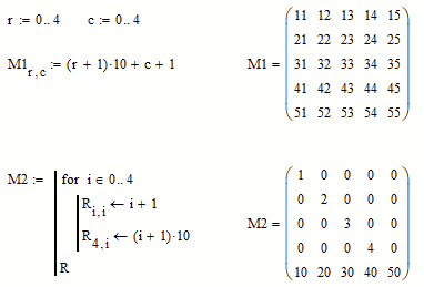 Solved: Generating matrices - PTC Community