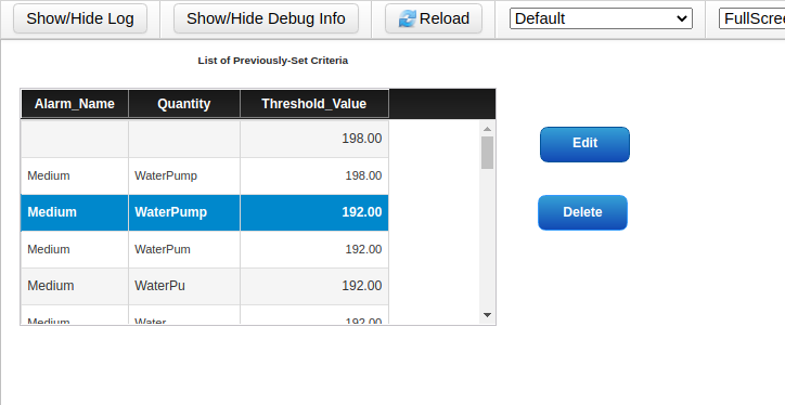 Solved: Delete the Selected Row from the Grid in the Mashu... - PTC Community