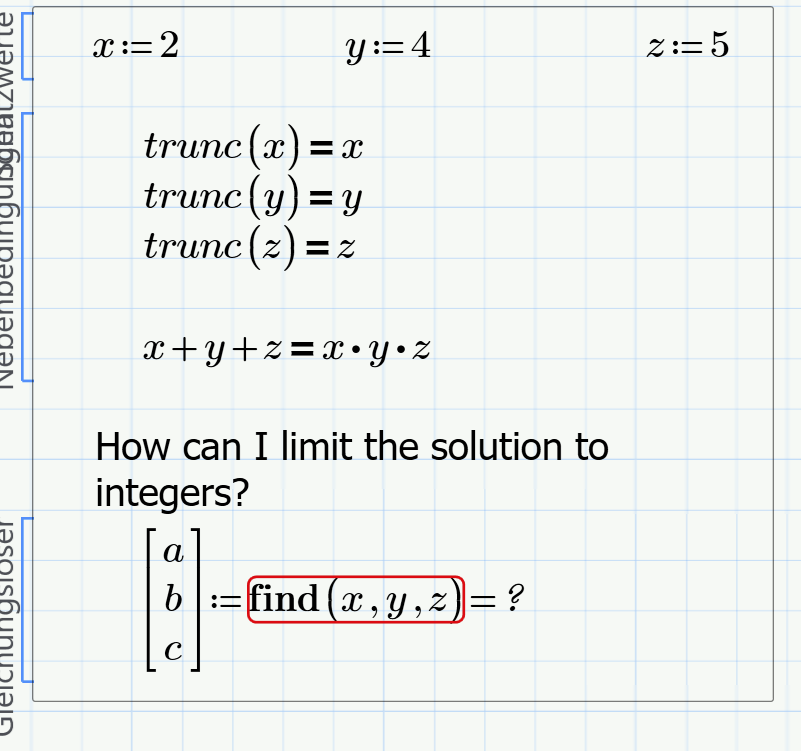 Solved: Limit to solution to Integers - PTC Community
