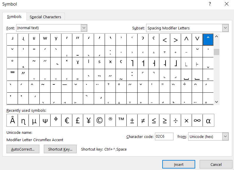 Solved: Inserting Special Characters - PTC Community