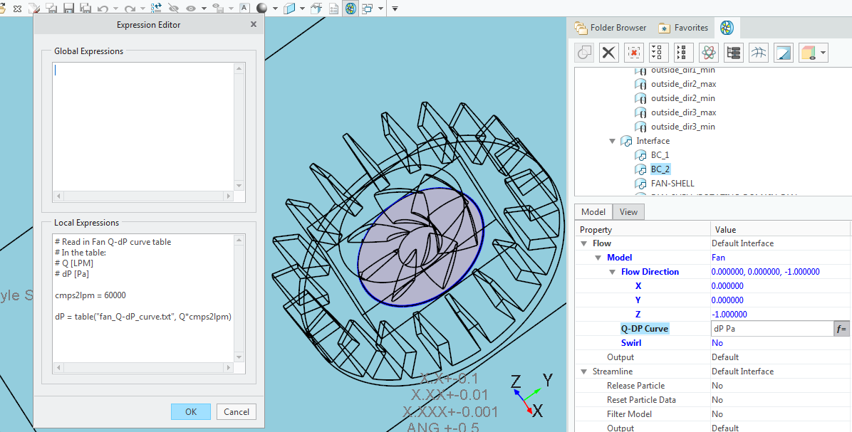 Solved: How to load the data of a fan in creo flow analysi... - PTC ...
