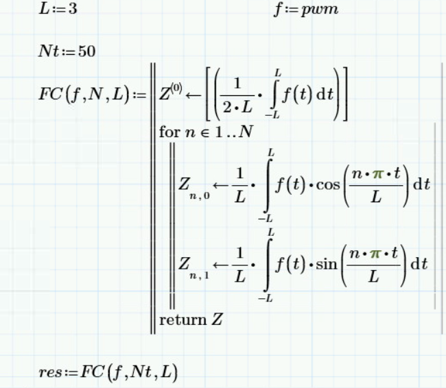 Creating a pulse train out of fourier transform - PTC Community
