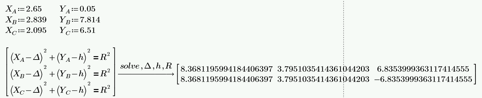 solve 3 equations with 3 unknowns - PTC Community