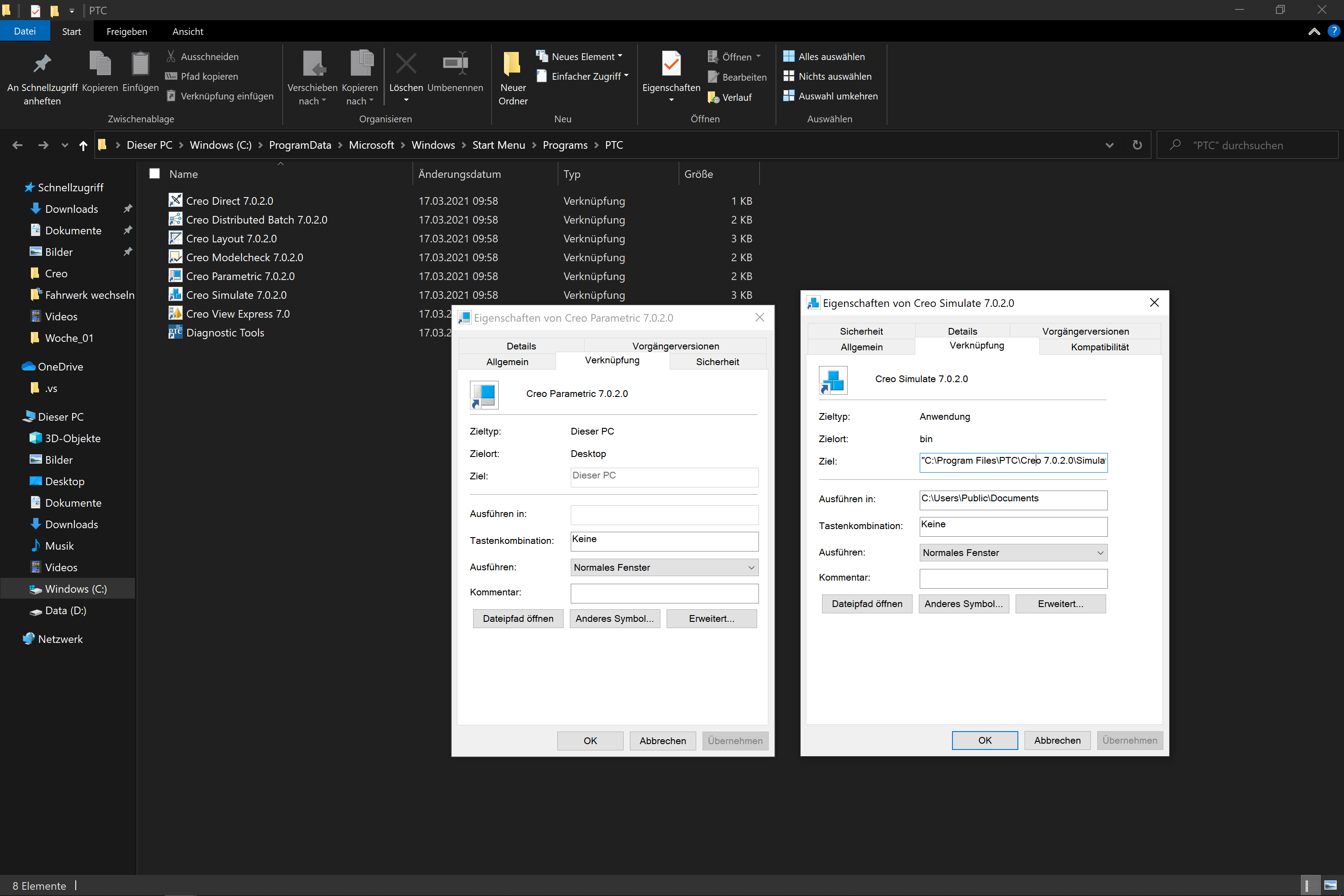 Solved: shortcuts of creo - PTC Community