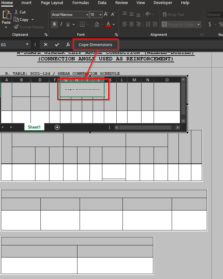 Solved: Excel Table has no values on mathcad 15 M050 - PTC Community
