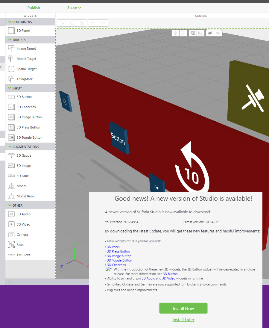 Solved New 3d Widgets 3d List Ptc Community