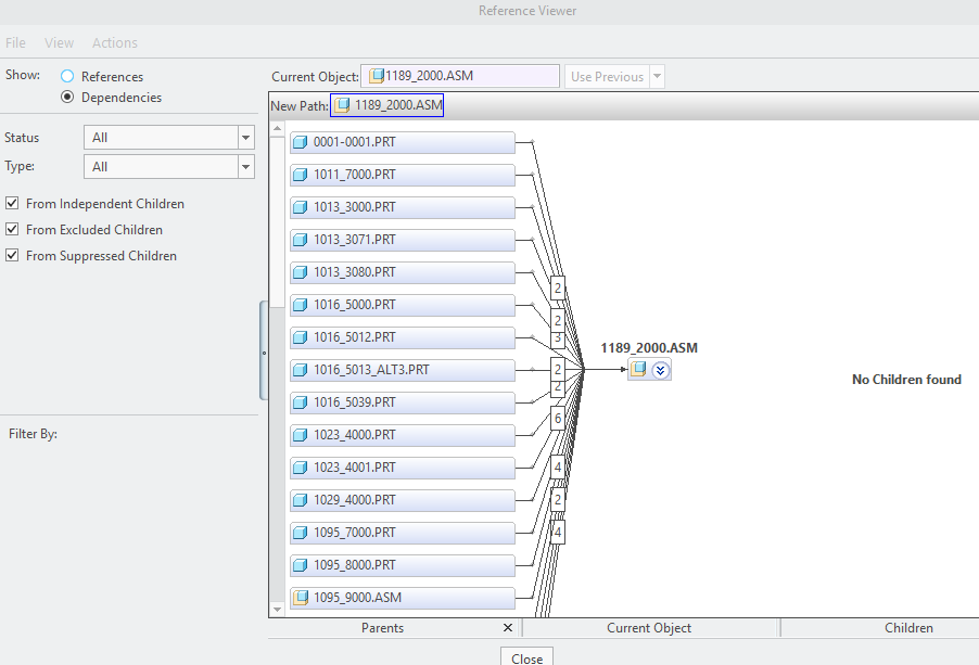 Solved: Missing instance in assembly file - PTC Community