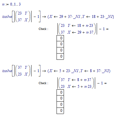 Diophantine Linear Equation ? - PTC Community