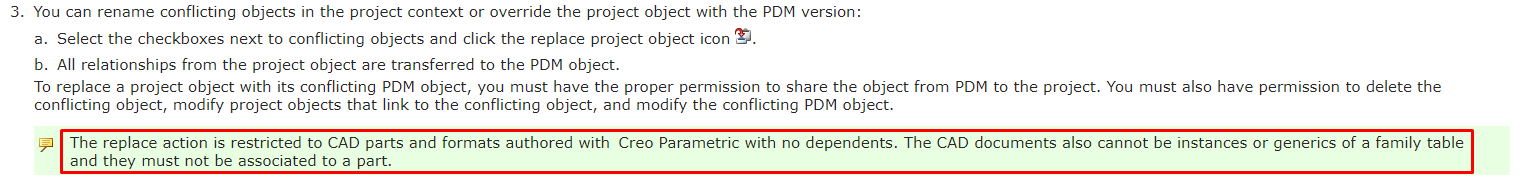 How to resolve duplicate names/files between Proje... - PTC Community