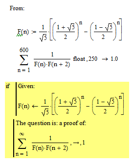 Solved: Fibonacci number and a proof of ...? - PTC Community