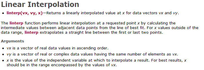 Solved: How to linearly interpolate from a table - PTC Community
