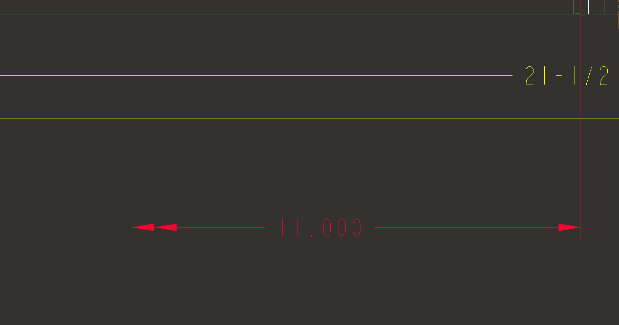 foreshortened linear dimensions - PTC Community