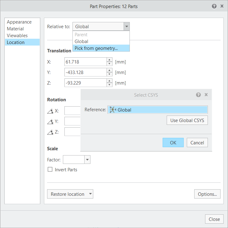 Solved: Change the Dragger's position - PTC Community
