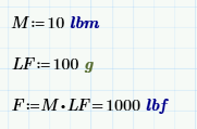 Swap between lbf and lbm - PTC Community