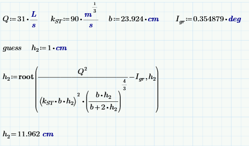 Solved: How to solve an Equation for Hydrodynamics - PTC Community