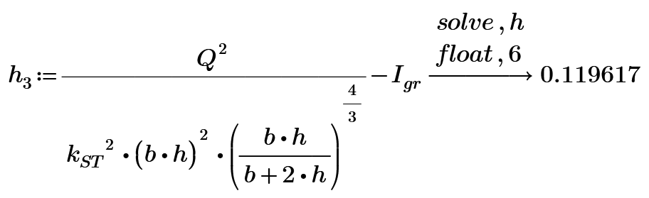 Solved: How to solve an Equation for Hydrodynamics - PTC Community