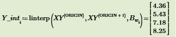 Solved: Linear Interpolation from one column of a matrix - PTC Community