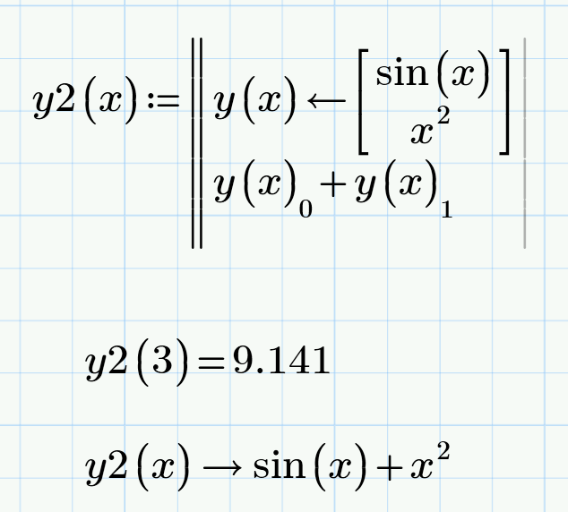 Solved Defining A Function Vector Inside A Programm Ptc Community