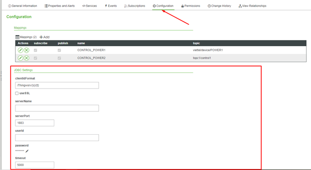 Solved How To Config Mqtt Jdbc Setting With Service Ptc Community