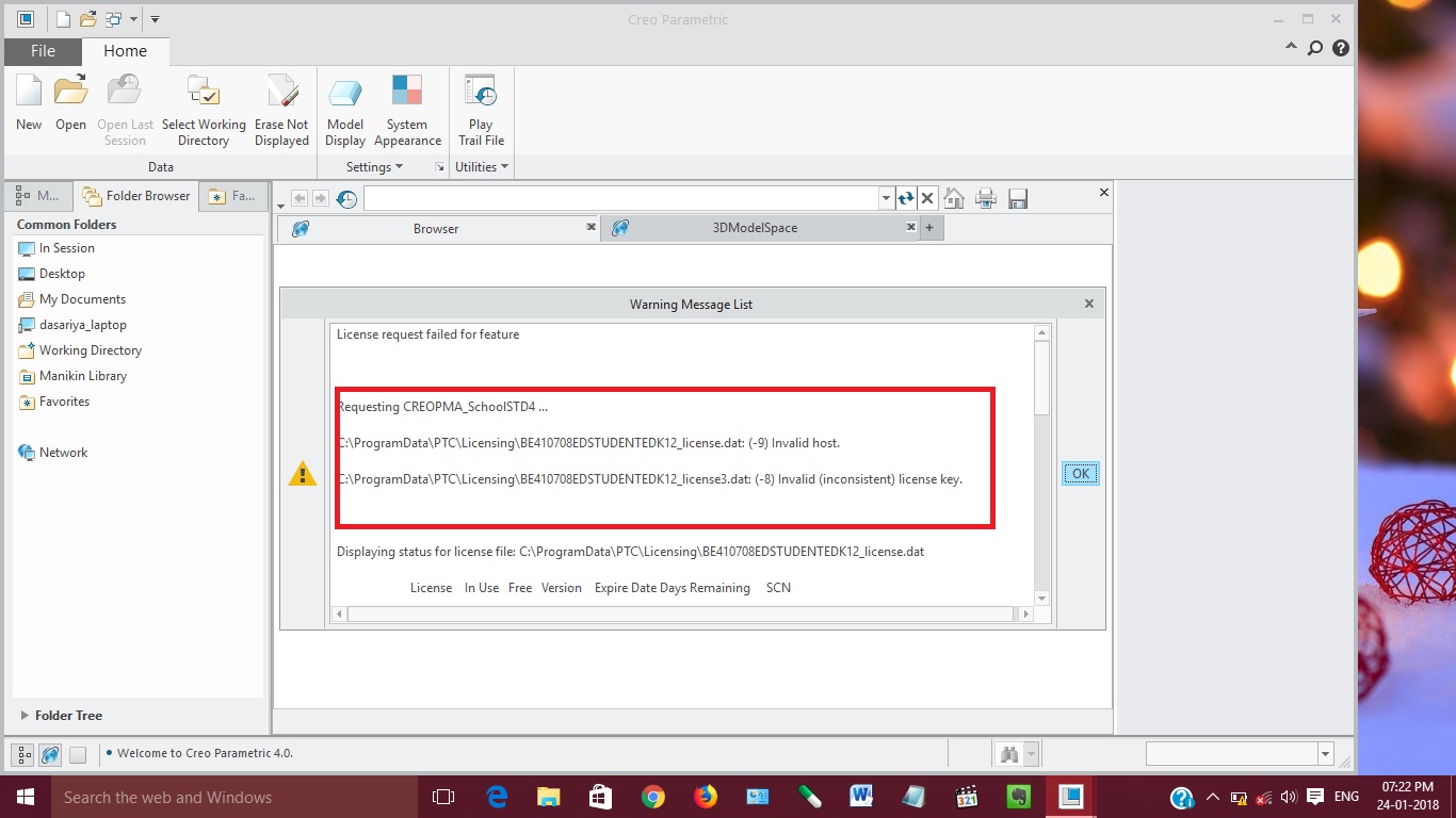 Solved: invalid host ID - PTC Community