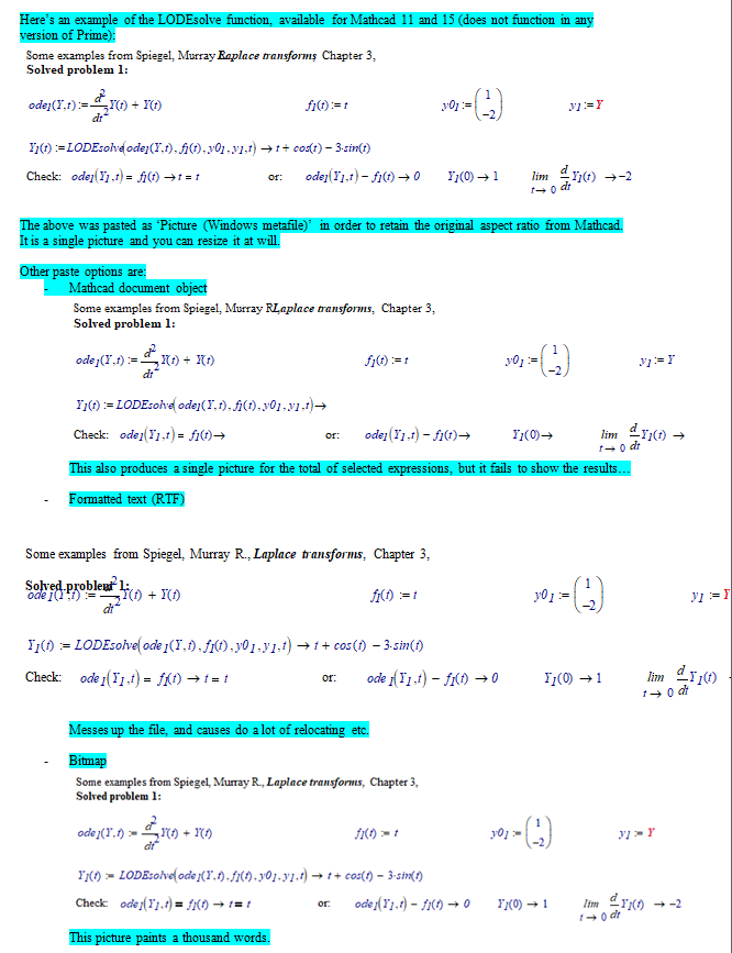 Solved: Mathcad Prime Copy to Word in Vector Format - PTC Community