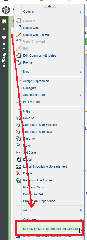 WTPart to MPMLink Operation Where Used - PTC Community