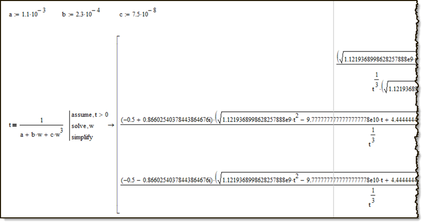 Solved: Equation not solving in Mathcad - PTC Community