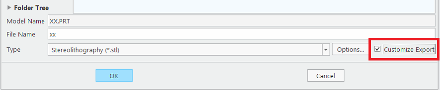 Solved: Export Settings (STL) in Creo 4.0 - PTC Community