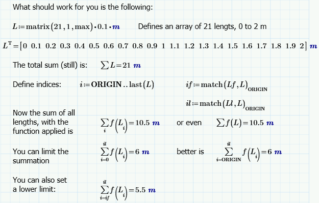 Error summing range with units - PTC Community