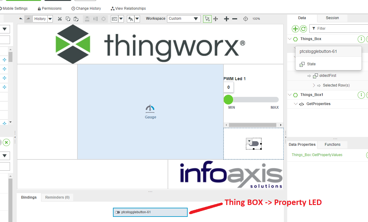 Linking Toggle Button With Thing Property in Thing... - PTC Community