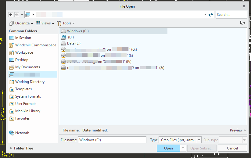 Solved: unable to access files - PTC Community