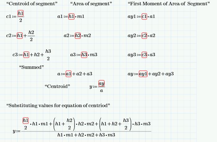 Solved: Equation for calculating CoG of members of a stack - PTC Community