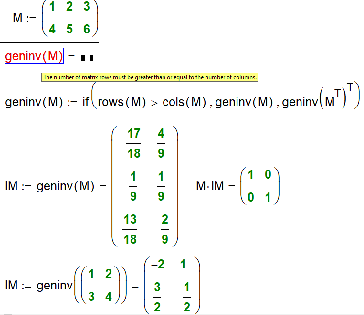 Solved: Non-square matrix with left and right inverse matr... - PTC ...