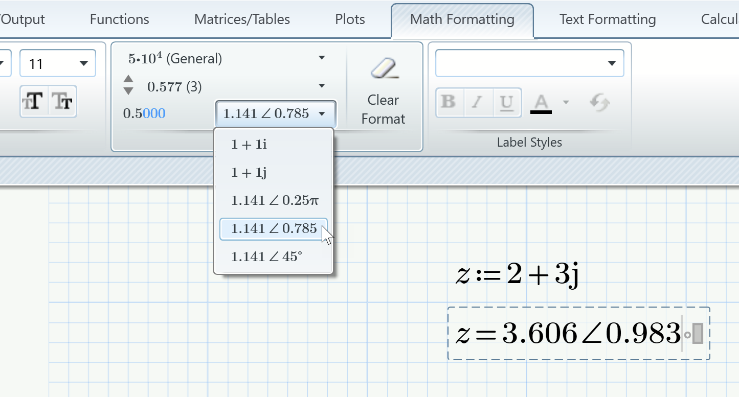 Solved: Mathcad Prime 7: Displaying Polar Form - PTC Community