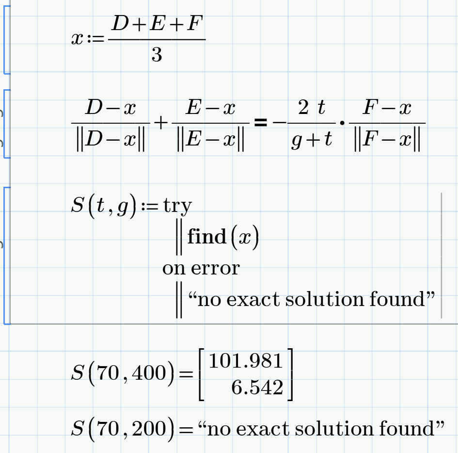Solved Root Finding Of Vector Function Using Find Ptc Community