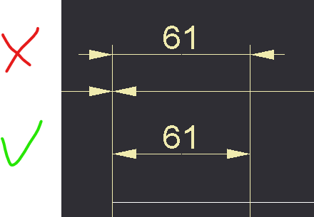 Solved: Dimension Arrow position - PTC Community