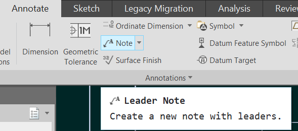 Solved: Annotations in different views_Drawing - PTC Community