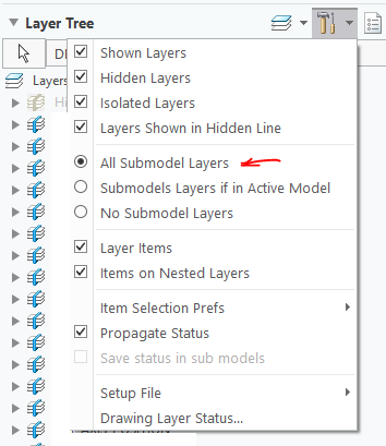 How to get Layer status of Drawing layers - PTC Community