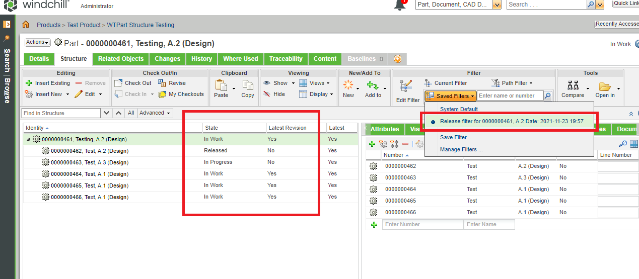 Product Structure Attribute Filtering Ptc Community