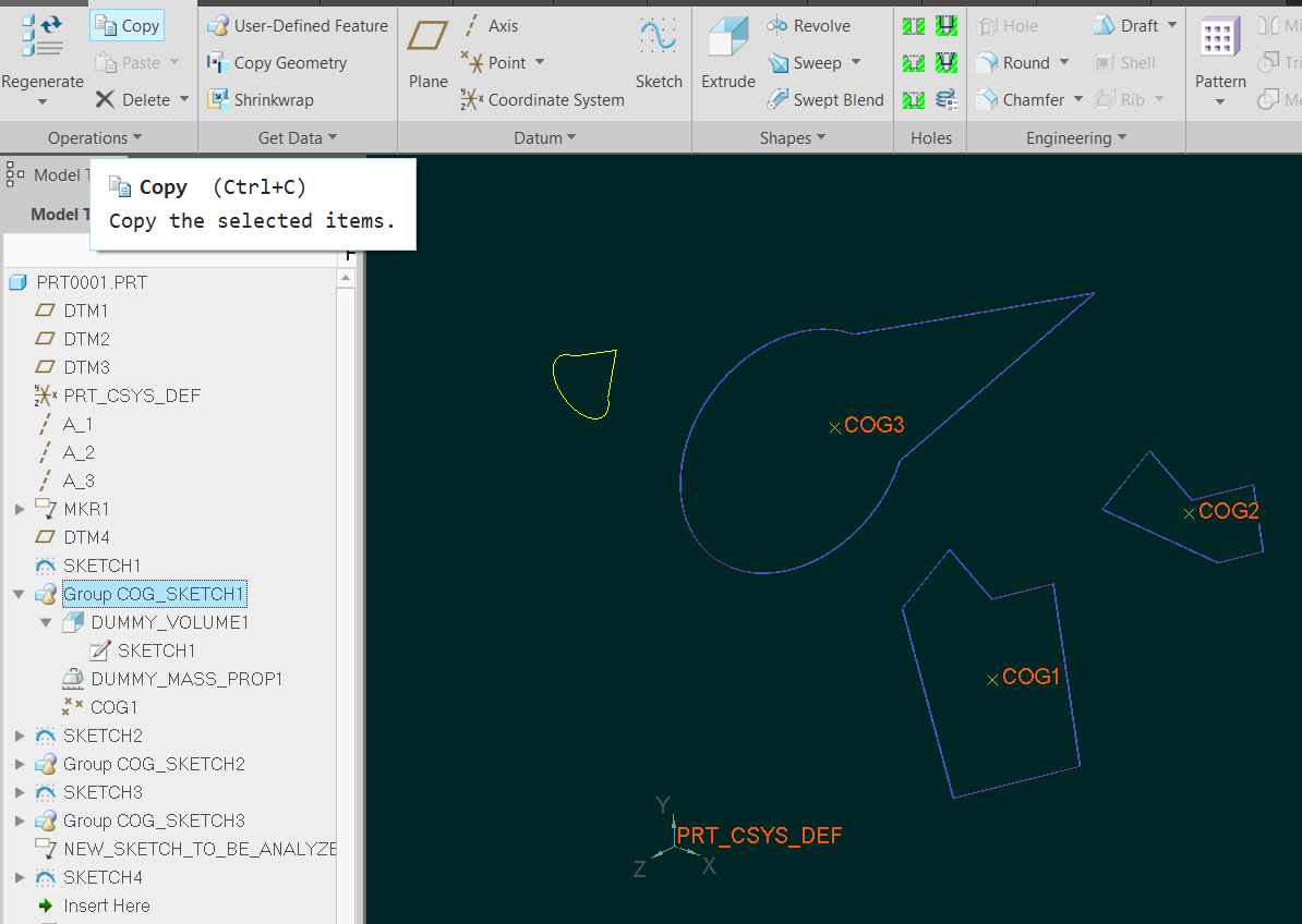 Solved: What is best way to get Center Of Gravity points f... - PTC ...