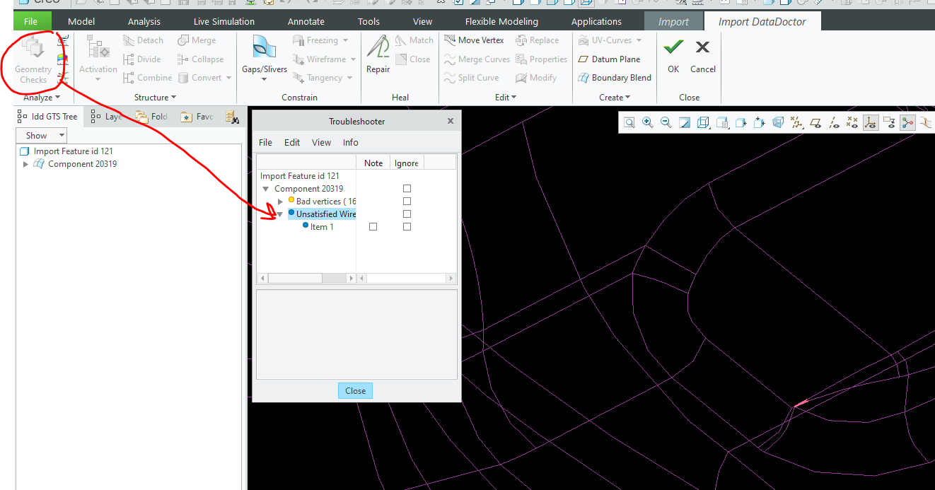 Finding single-sided edges preventing a Solidify - PTC Community