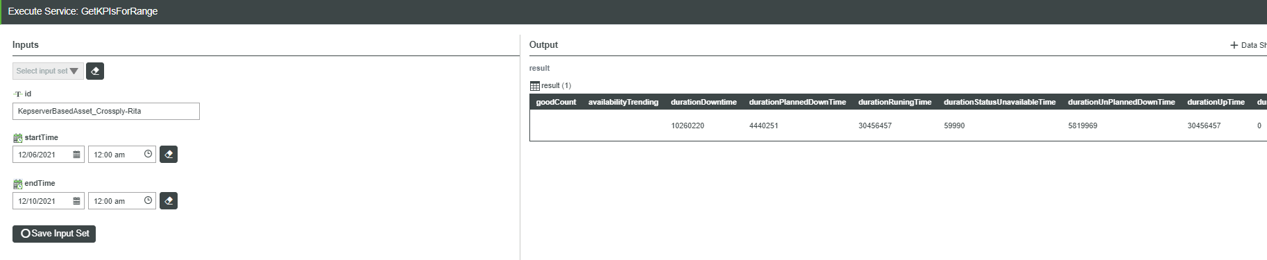 Thingworx Apps 9.1 - Get KPIs from Range - PTC Community