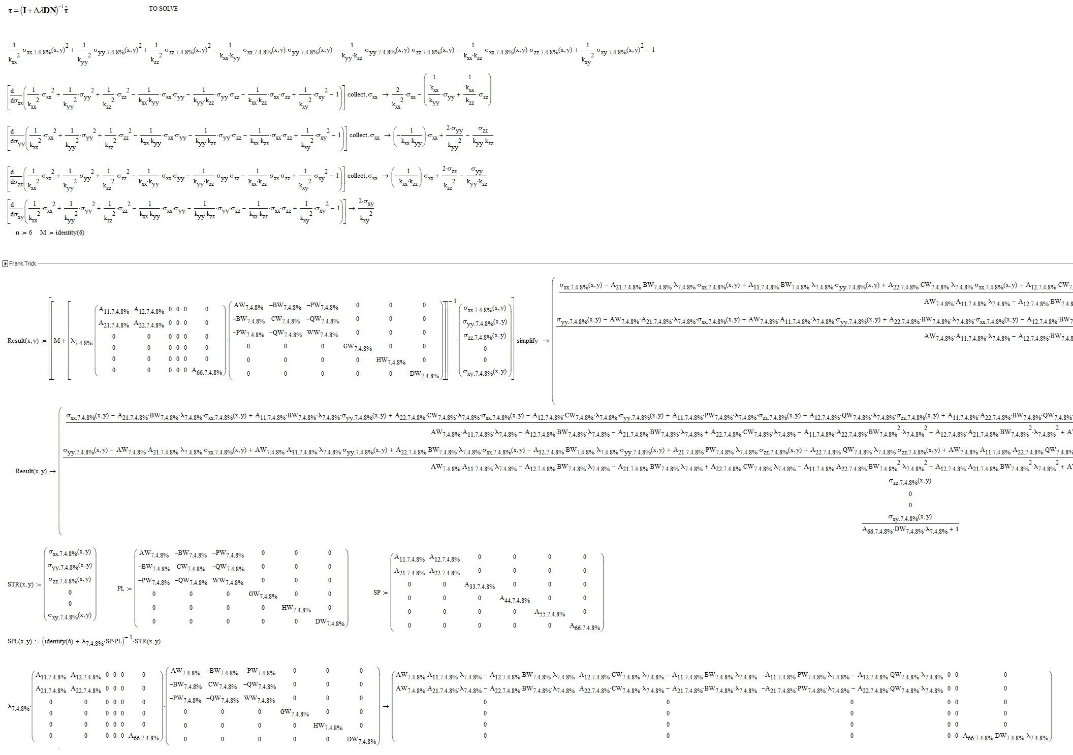 Matrix solve - PTC Community