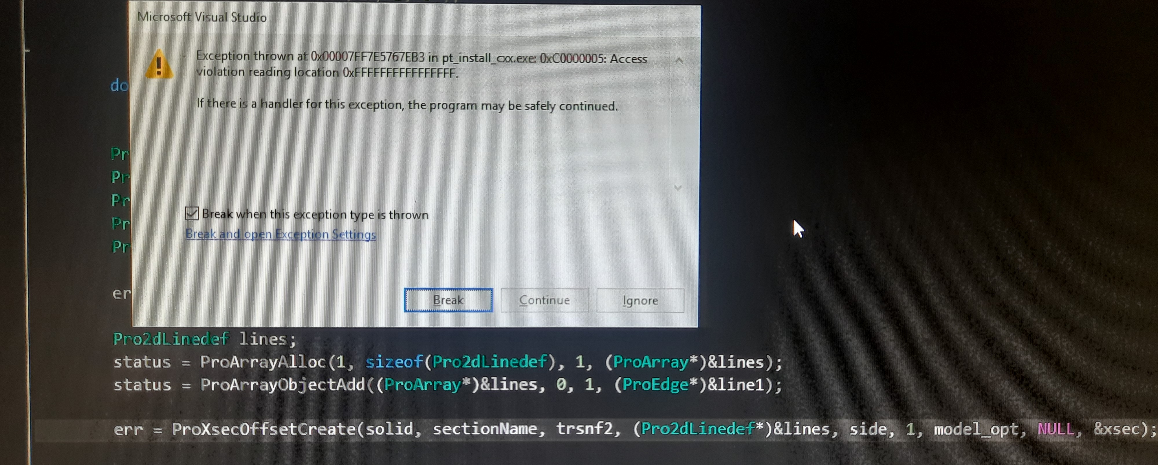 How to create offset section feature needed for dr... - PTC Community