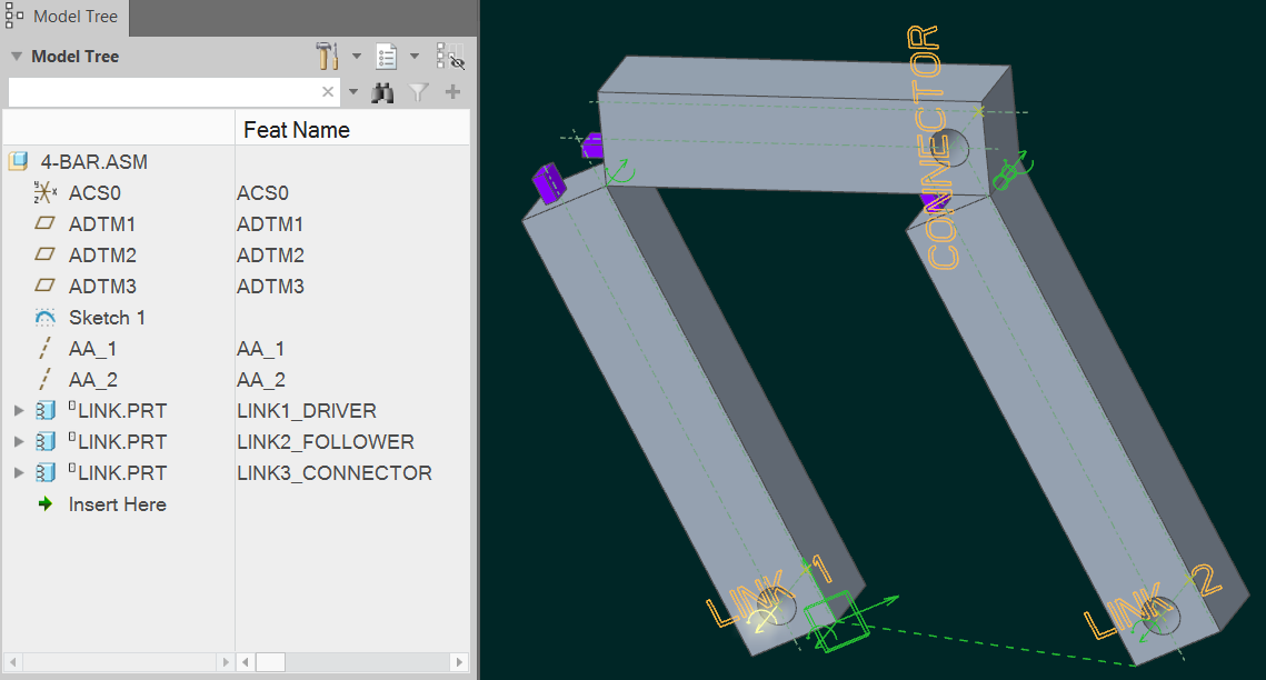 Solved: Parallelogram mechanism with limits - PTC Community