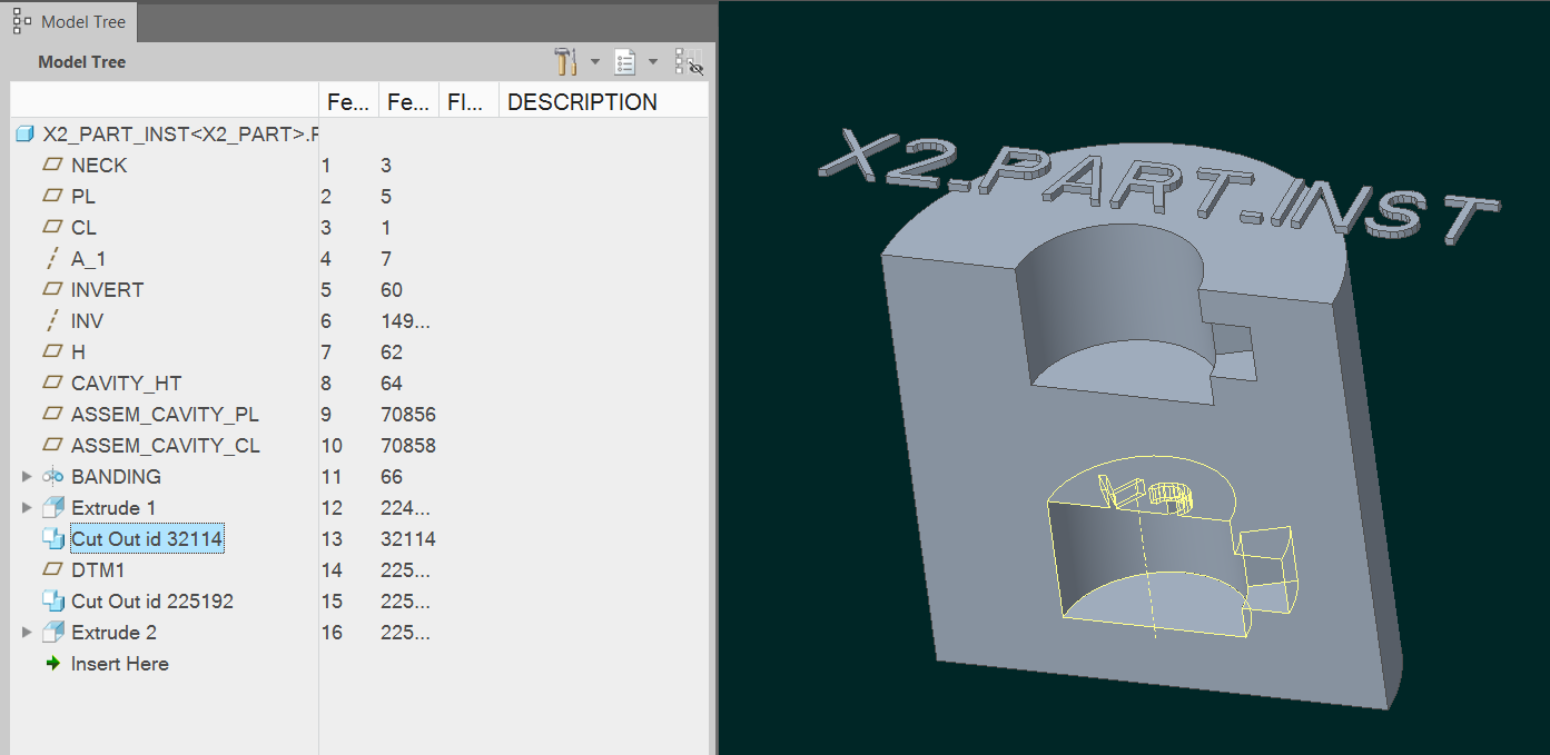 How to use a family table instance name in a famil... - PTC Community
