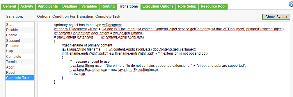 Checking the Primary Content Extension of Document... - PTC Community