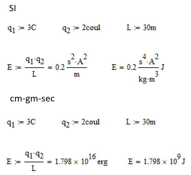 Solved: SI and cm-gm-sec - problem with units - PTC Community
