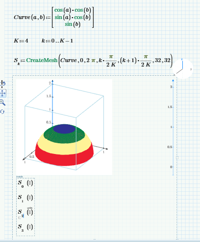 Solved: Generating a hemispherical dome surface plot using... - PTC ...